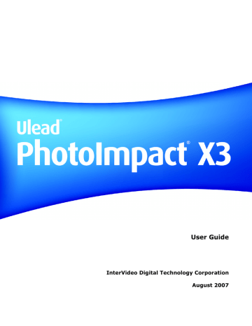Ulead PhotoImpact X3 User Guide | Manualzz