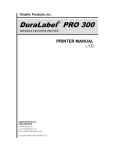 DuraLabel Bronco Max User Manual - Online & Download | Manualzz