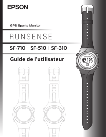 Epson Runsense SF-710 Mode d'emploi | Manualzz