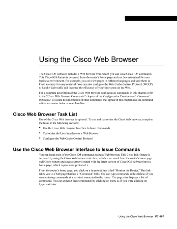 Cisco Web Browser User Manual | Manualzz