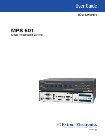 Extron MPS 601 User Guide | Manualzz