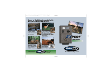 Cuddeback Expert Owner's Manual | Manualzz