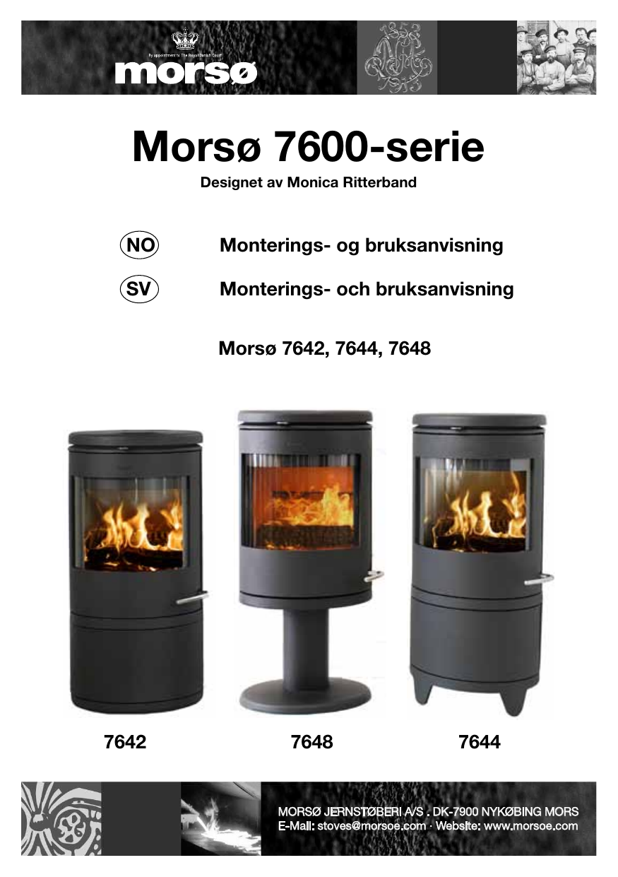 Morso | 7648 | User manual | Morsø 7600-serie | Manualzz