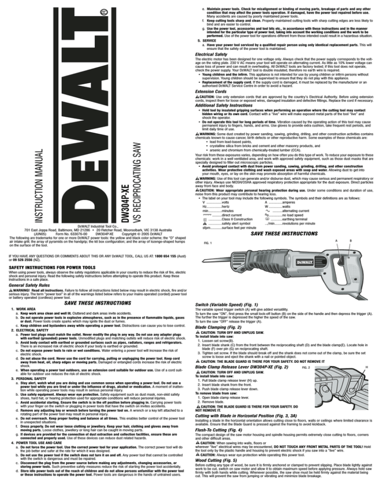 DeWalt DCS380-XE Instruction manual | Manualzz DeWalt DCS380-XE Instruction manual | Manualzz