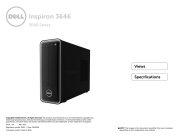Dell Inspiron 3646 desktop Specification | Manualzz