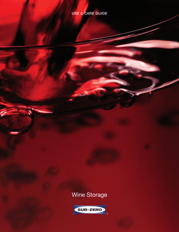 Sub-Zero 427R Use & care guide | Manualzz
