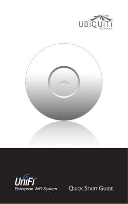 Ubiquiti UniFi - Quick start Guide, User Guide, User manual | manualzz.com