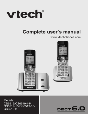 VTech CS6519-4 User`s manual | Manualzz