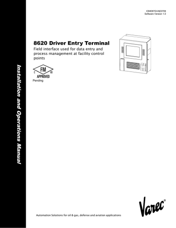 Varec 8620 Operations Manual | Manualzz