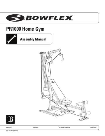 Bowflex PR1000 Assembly Manual | Manualzz