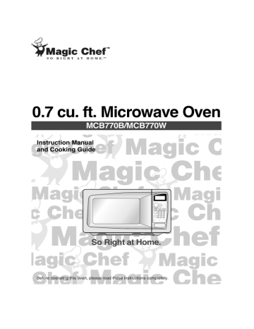 Magic Chef MCB770W Instruction manual | Manualzz