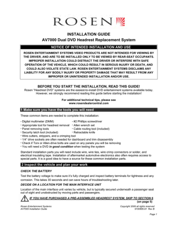 Rosen Dvd Player Wiring Diagram - Wiring Diagram