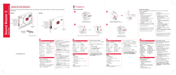 Creative | SB1500 | User manual | Sound Blaster Z Quick Start | Manualzz