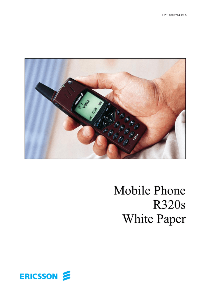 Ericsson R320S Specifications | Manualzz