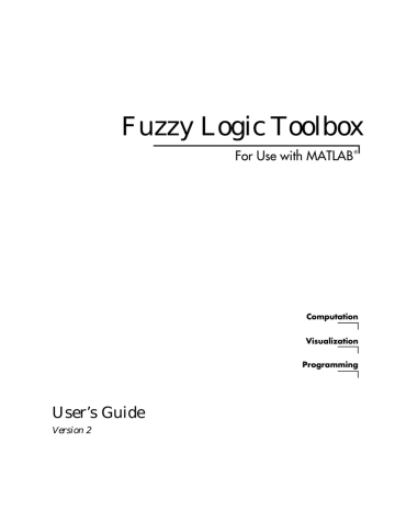 Fuzzy Logic Toolbox User's Guide | Manualzz