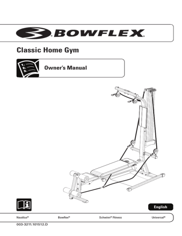 Bowflex Classic Owner`s manual | Manualzz
