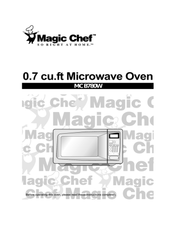 Magic Chef MCB780W - 2 Specifications | Manualzz