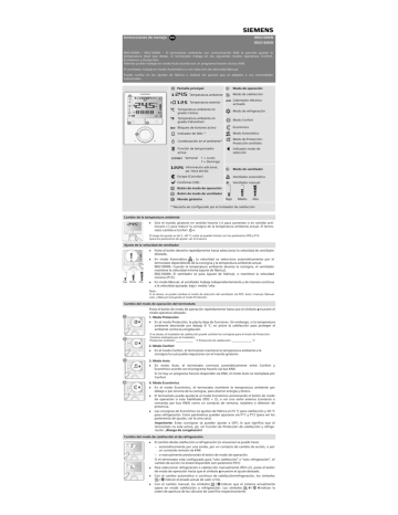 Siemens RDG160KN Instrucciones de operación | Manualzz