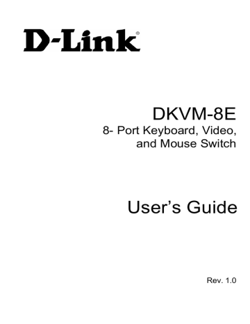 D-Link DKVM-8E User's Guide | Manualzz