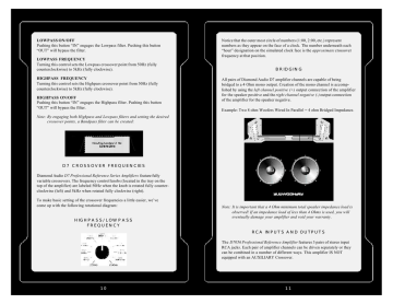 Diamond D7 Specifications | Manualzz