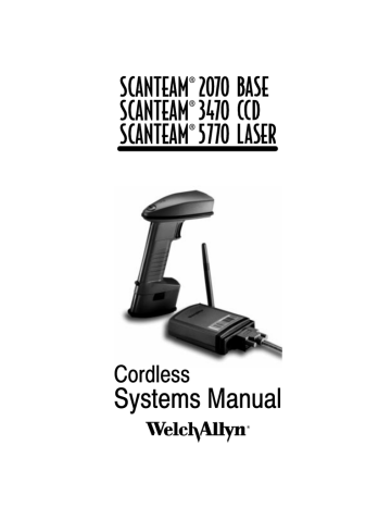 Welch Allyn SCANTEAM 2070 BASE Specifications | Manualzz