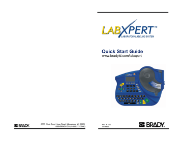 Laboratory Labeling System LABXPERT Quick Start Guide | Manualzz