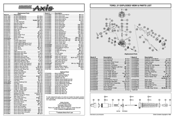 Duratrax Axis Parts List | Manualzz