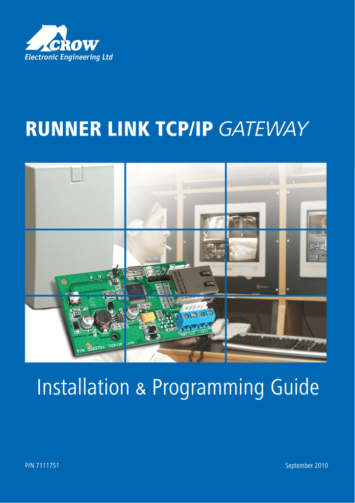 Crow RUNNER LINK TCP/IP GATEWAY Guide | Manualzz