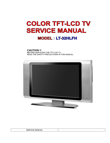 TFT-LCD TV LT-32HLFH SERVICE MANUAL | Manualzz