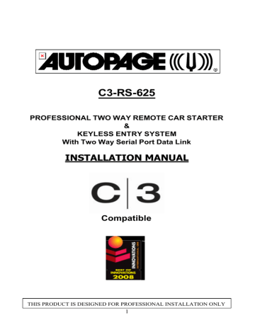 Autopage MA-200 Installation manual | Manualzz