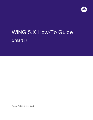 WiNG 5.X Smart RF How-To Guide | Manualzz