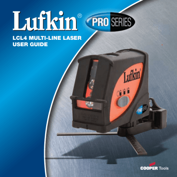 Lufkin LUFKIN LCL4 User guide | Manualzz