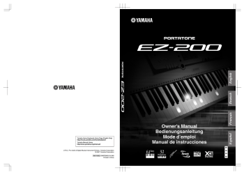 Yamaha EZ-200 Bedienungsanleitung | Manualzz