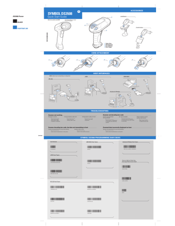 Symbol DS3508 Quick Start Guide | Manualzz