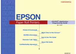 Epson TM-U220 - Manual, User guide, Reference manual