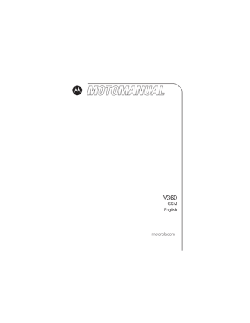Motorola V360 Guide | Manualzz
