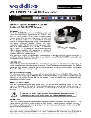 WallVIEW CCU HD1 Installation and User Guide | Manualzz