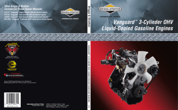 Briggs & Stratton 380000 Vanguardv Gasoline Repair manual | Manualzz