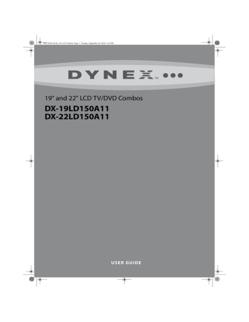 Dynex DX-19LD150A11 19" Class User guide | Manualzz