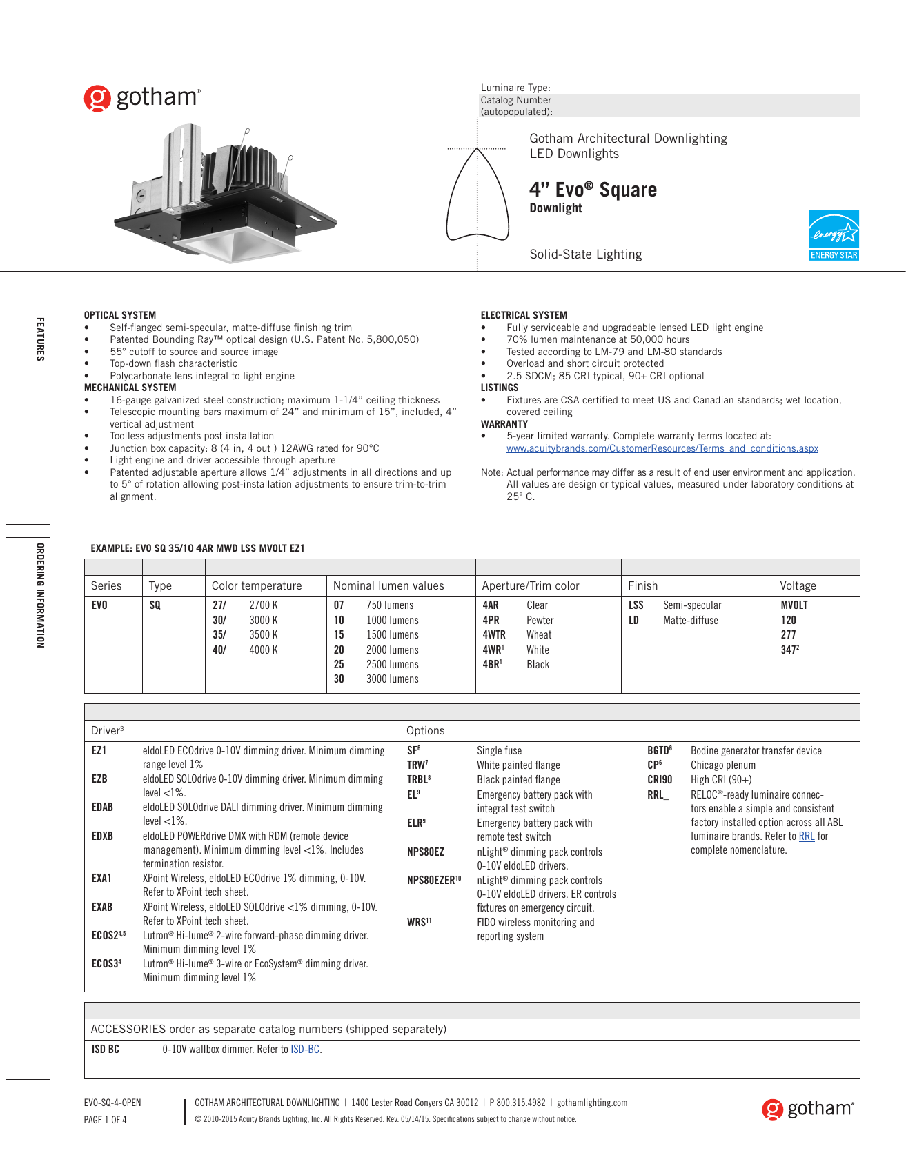 Lithonia Lighting Evo 35 10 4ar | Shelly Lighting