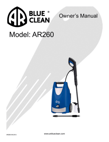 Blue Clean 240 Owner's Manual | Manualzz