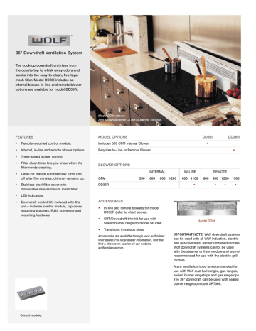 Wolf DD361 Hvac Specification | Manualzz