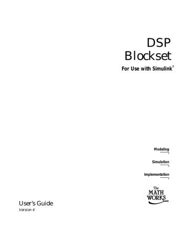 DSP Blockset User’s Guide Version 4 | Manualzz