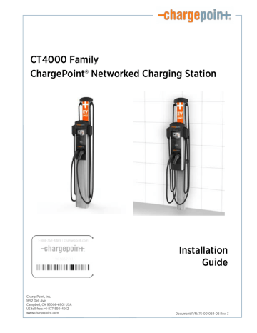 ChargePoint CT4000 Installation Guide | Manualzz