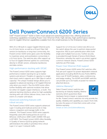Dell 6248 Network Switch Leaflet | Manualzz