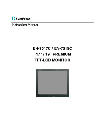 EverFocus EN-7517C Instruction manual | Manualzz