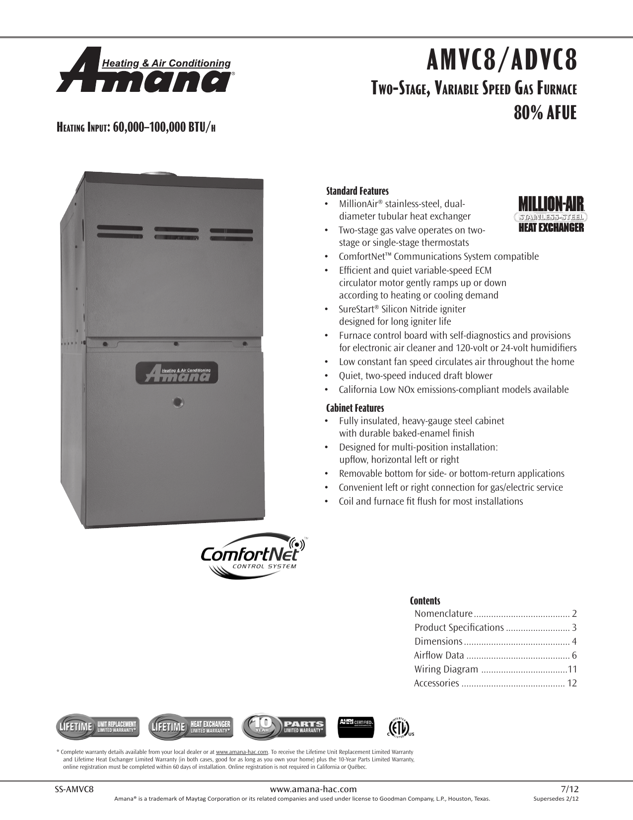 Where Are Amana Furnaces Manufactured at Sandra Raines blog