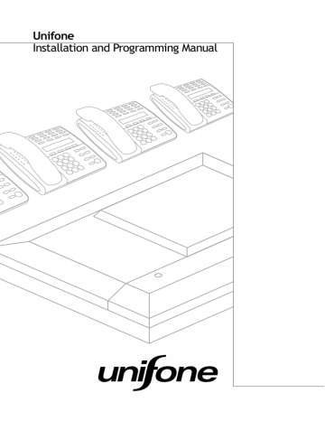 Hills Unifone 206, 208, 212 Installation Manual | Manualzz