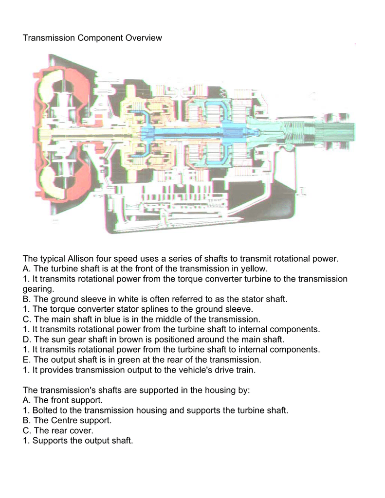 Allison Transmission Wiring Schematic