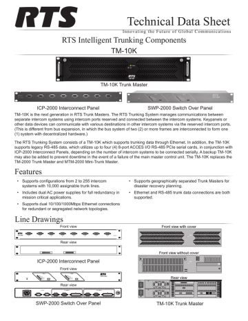 RTS Tm-10k Data Sheet | Manualzz